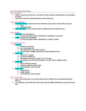 W3 - Practice problems - Use the 5 step method and discuss type 1 and ...