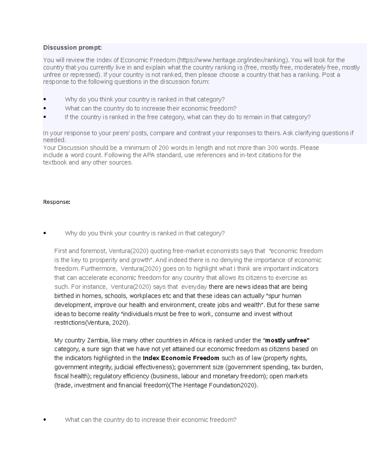 Bus 1105 Discussion Forum Unit 1.docx - Discussion prompt: You will ...