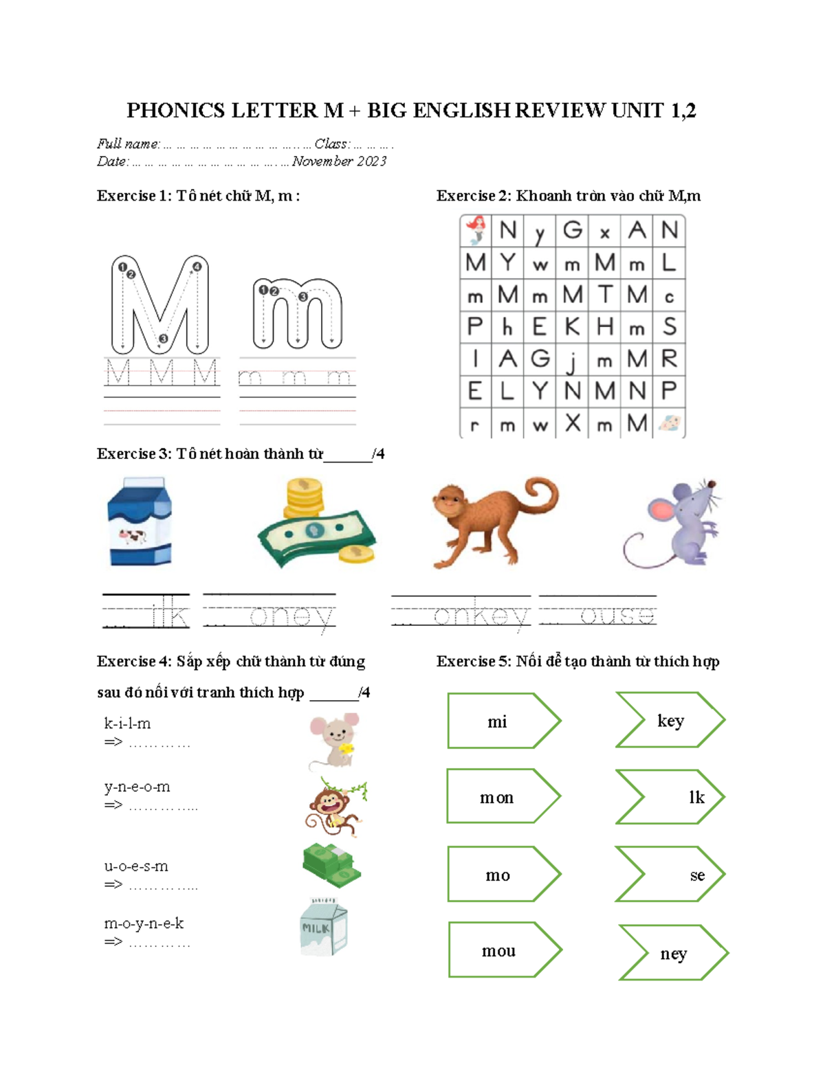 Phonics Letter M - primary school - PHONICS LETTER M + BIG ENGLISH ...