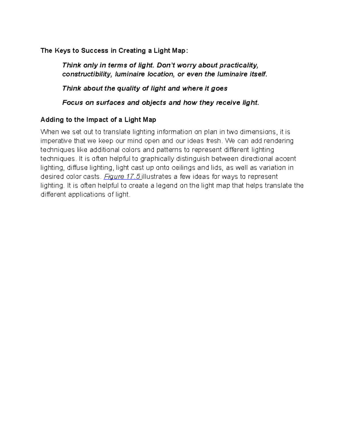 The Keys to Success in Creating a Light Map - Don’t worry about ...