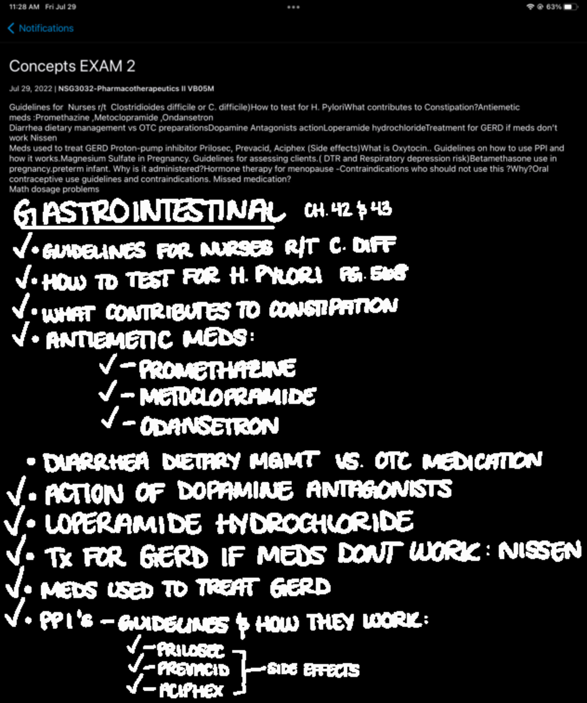 Gastrointestinal Guidelines for Nurses: C. Diff H. Pylori Antiemetic ...