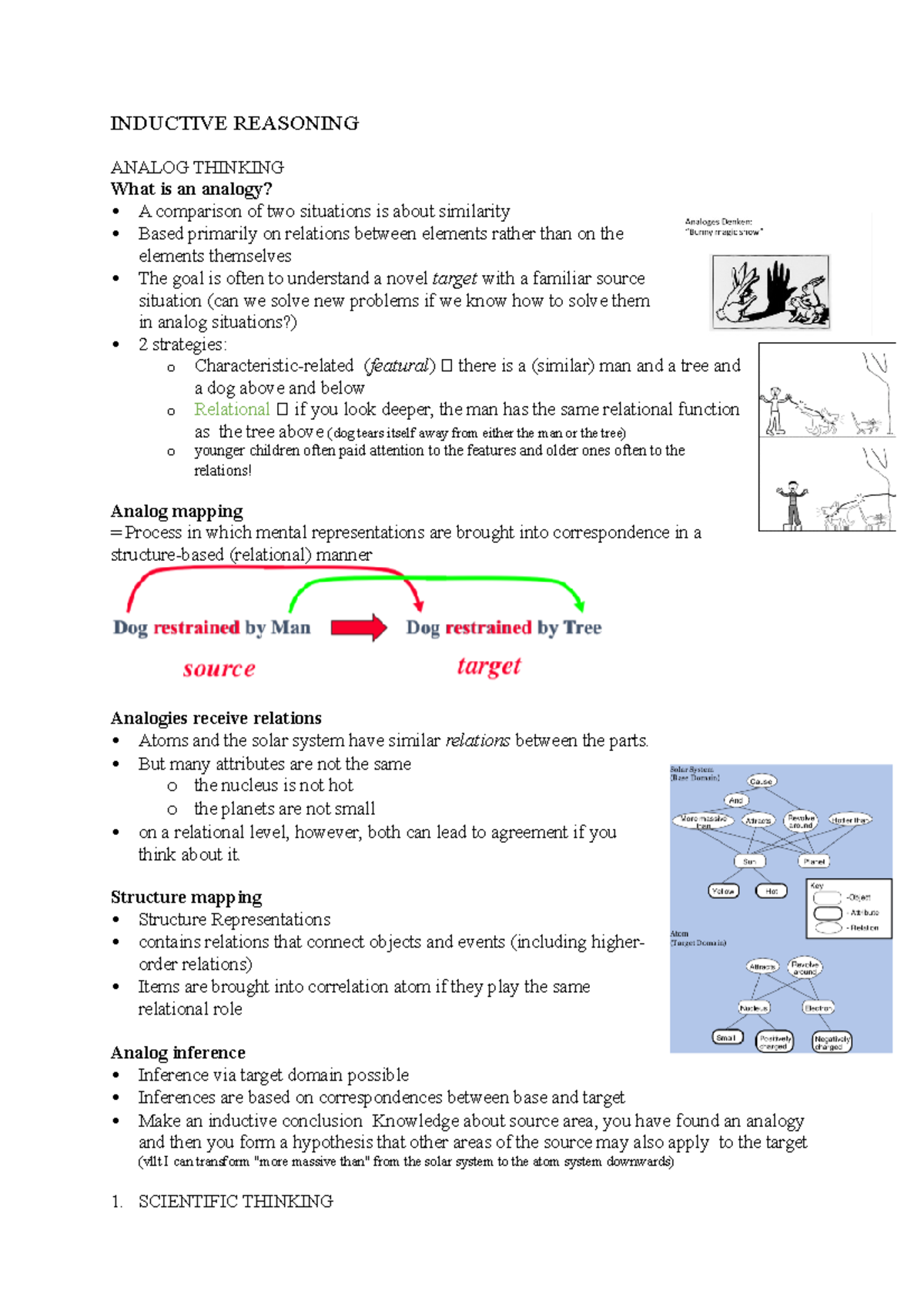 Inductive reasoning (part 2) - INDUCTIVE REASONING ANALOG THINKING What ...