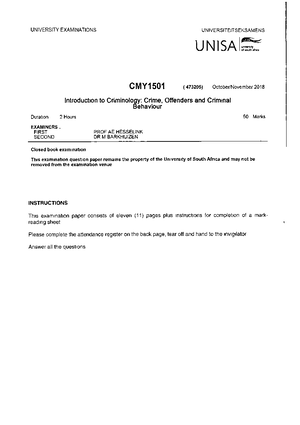 Assessment 1 - This document contains solutions for pvl1501 exam question - Page 1 of 2 LML ...