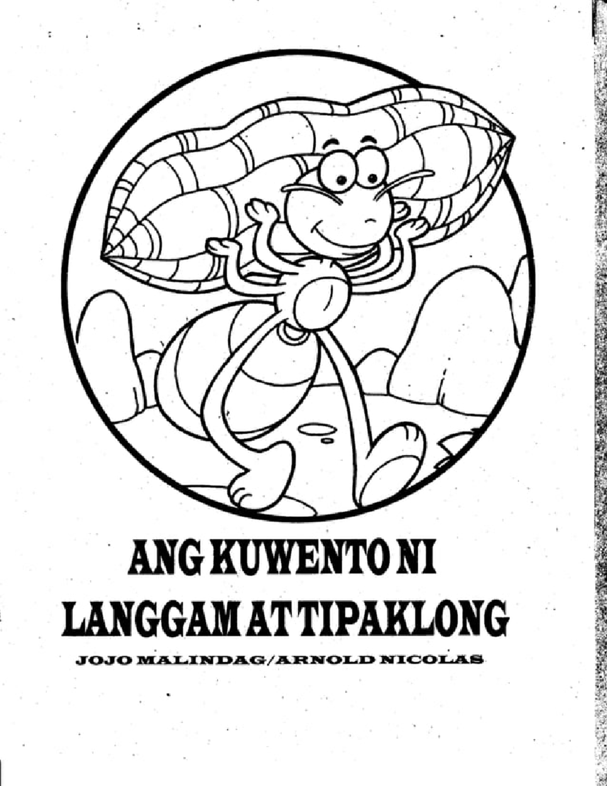 Ang Kwento ni Langgam at Tipaklong - ANG KUWENTO NI LANGGAMATTIPAKLONG ...
