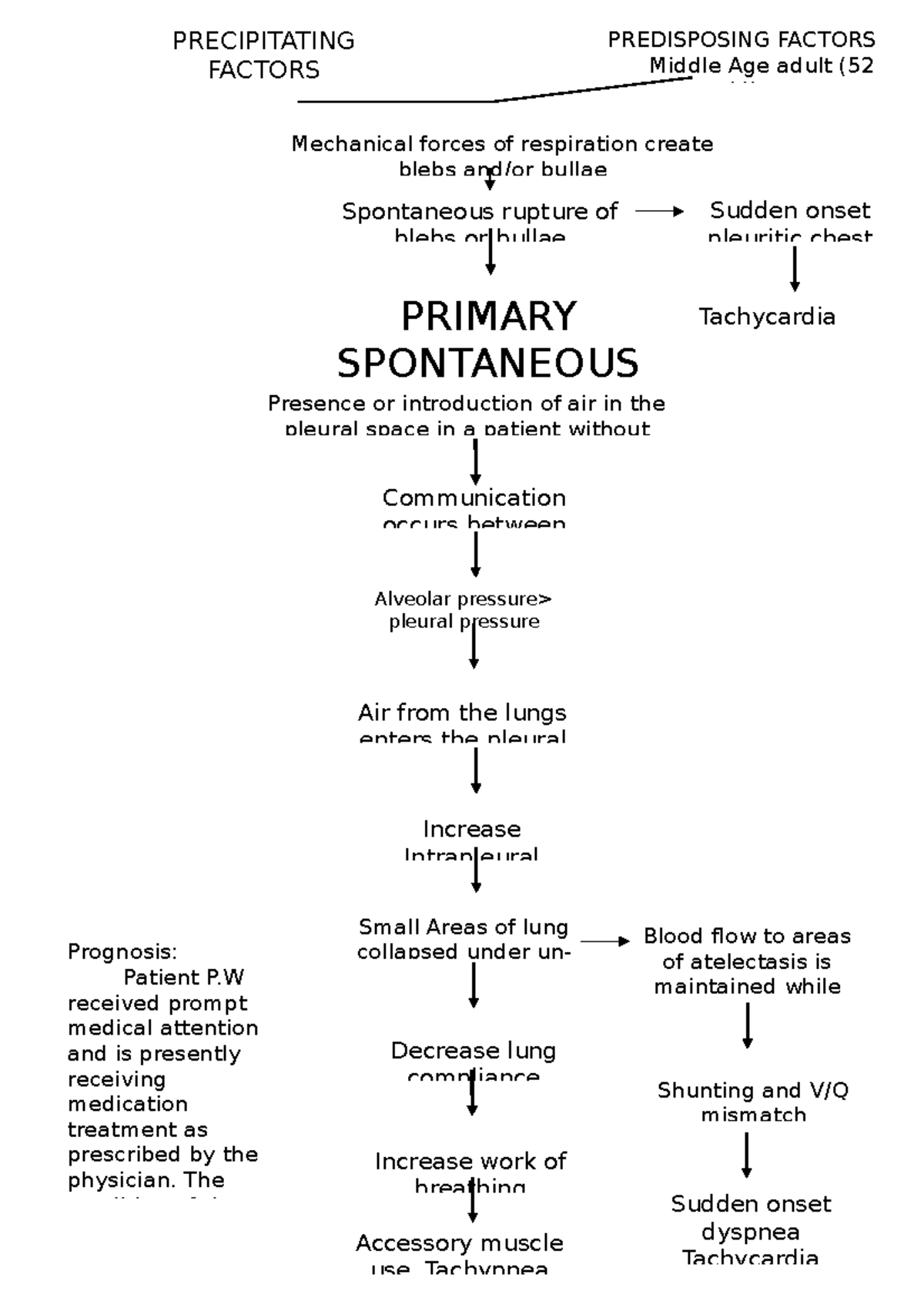 Pathophysiology of Spontaneous Pneumothorax - Shunting and V/Q mismatch ...
