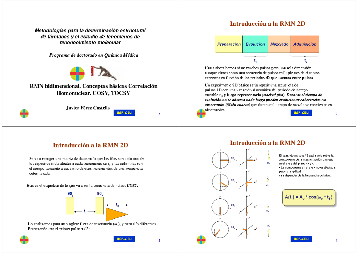 RMN 2d introduccion - a la RMN 2D para la estructural de y el estudio ...