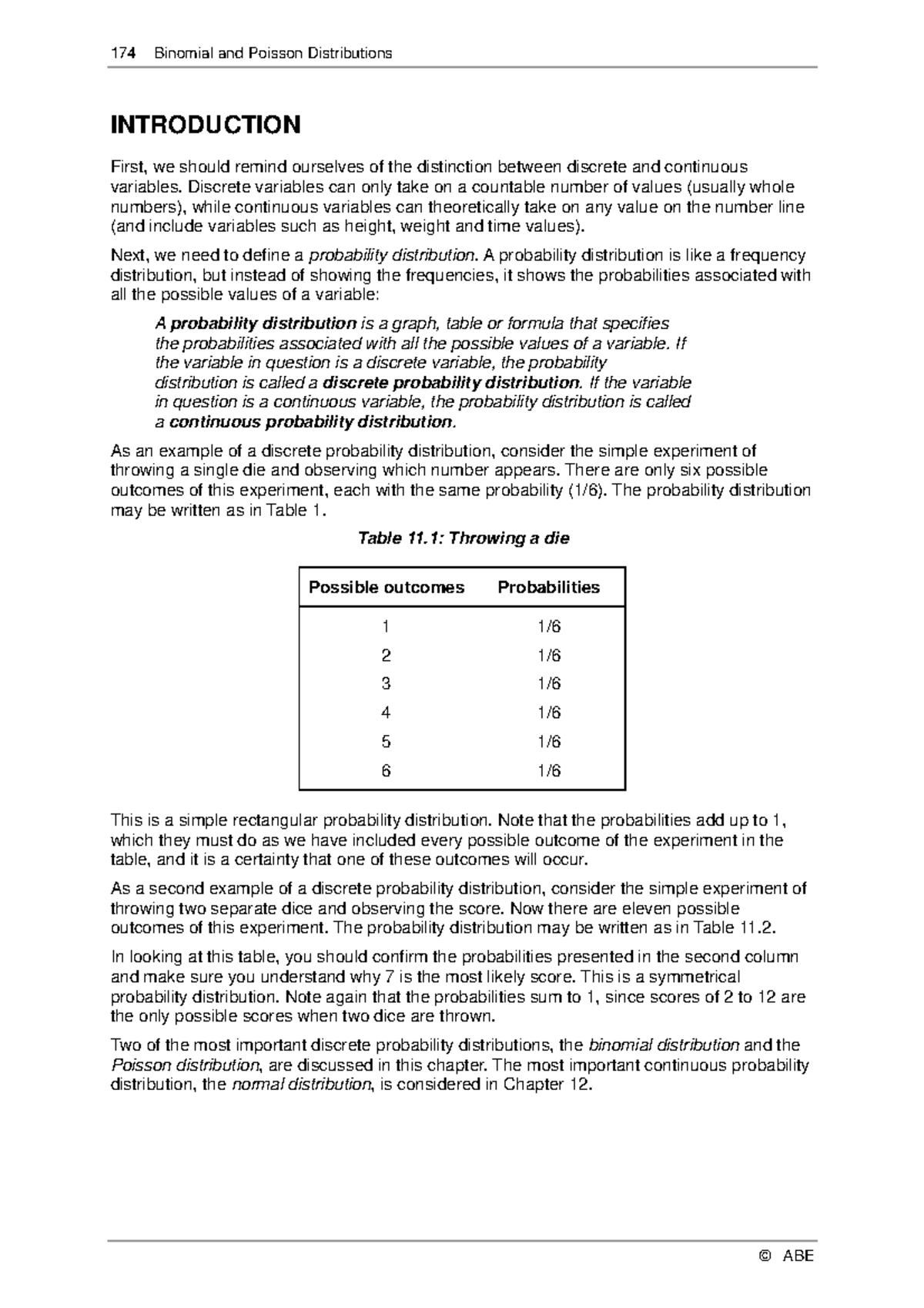 Lesson 1 Probability Distributions Binomial Distribution - Business ...