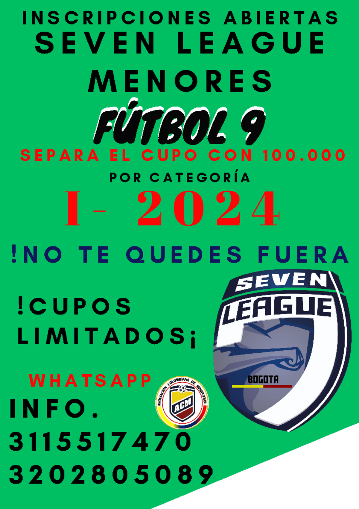 Seven league kids menores 1-2024 - S E V E N L E A G U E M E N O R E S ...