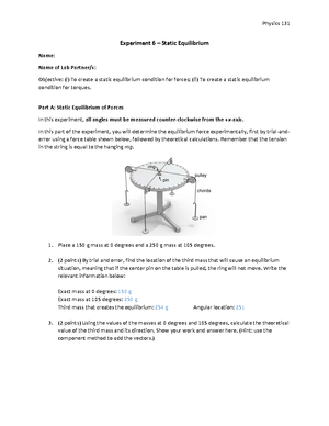 Lab 6 Conservation of Energy and Linear Momentum - Lab 6: Collisions ...