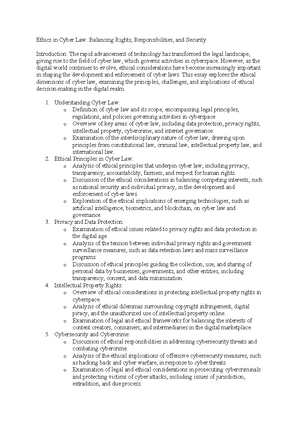 Exam Summary - Cyber Law Notes - CYBERLAW EXAM NOTES TOPIC: E-CONTRACTS ...