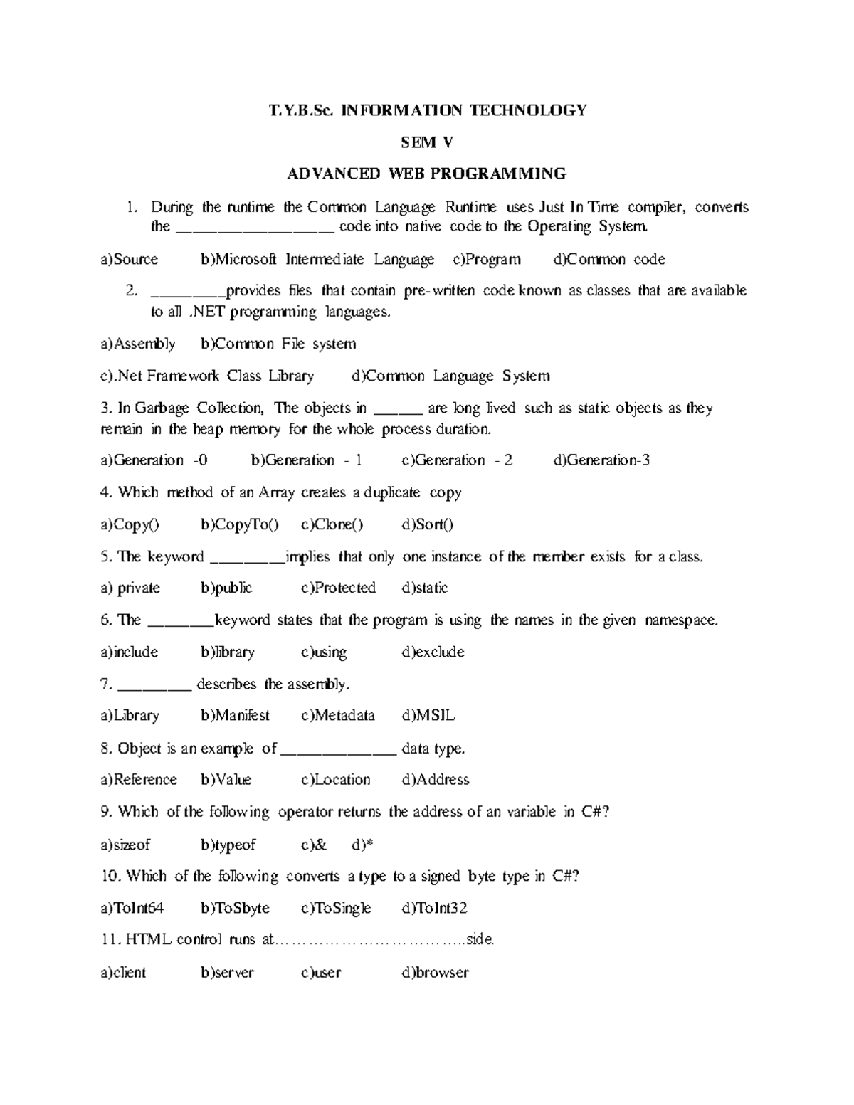 TYIT SEM V AWP notes - T.Y.B. INFORMATION TECHNOLOGY SEM V ADVANCED WEB ...
