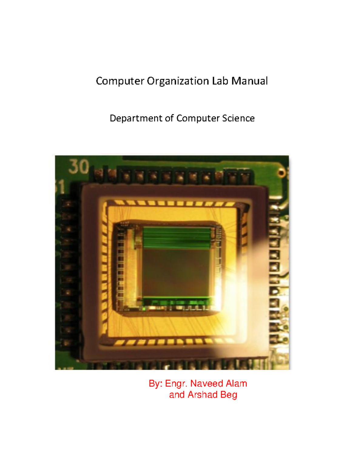Ilide - computer assembly language - Computer Organization Lab Manual Department of Computer ...