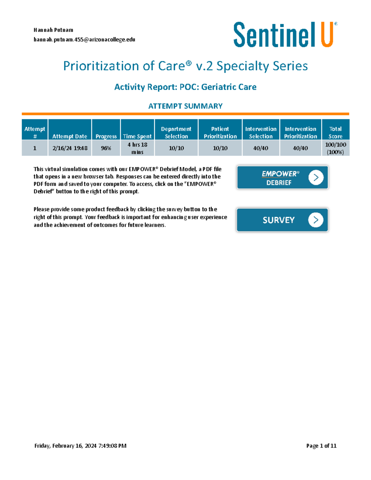 Community health Prioritization geriatric - Prioritization of Care® v ...