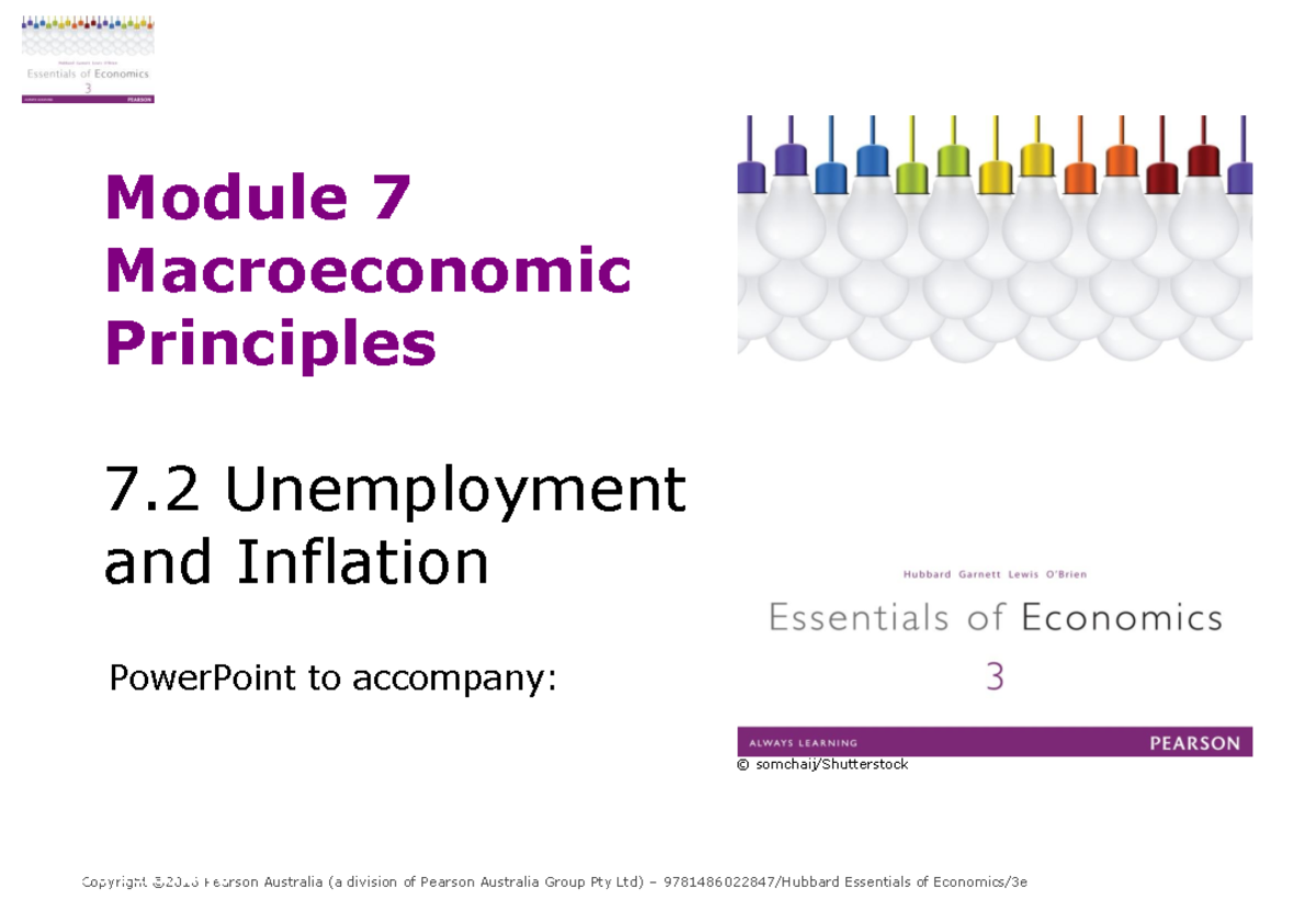 Module 7.2 Macroeconomic Principles - © somchaij/Shutterstock Module 7 ...