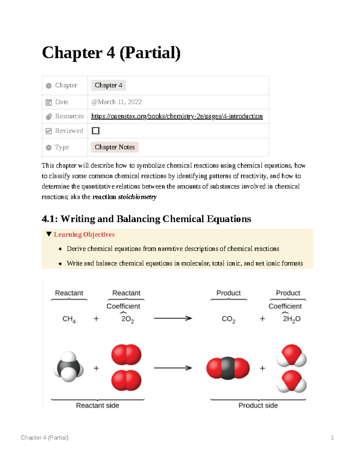 Chapter 4 (Partial) - Chapter 4 (Partial) 1 Chapter 4 (Partial) Chapter ...