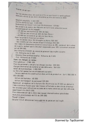 Td fiscalité 2 - Fiscalité - Studocu