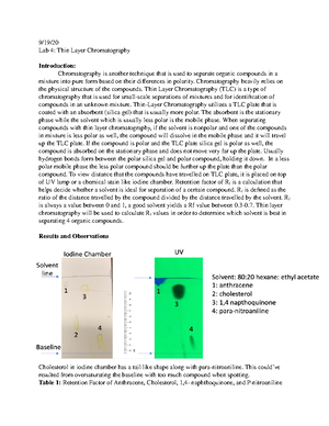 Lab 7 Report- Acid Base Extraction - 10/8/ Lab 7: Acid/Base Extraction ...