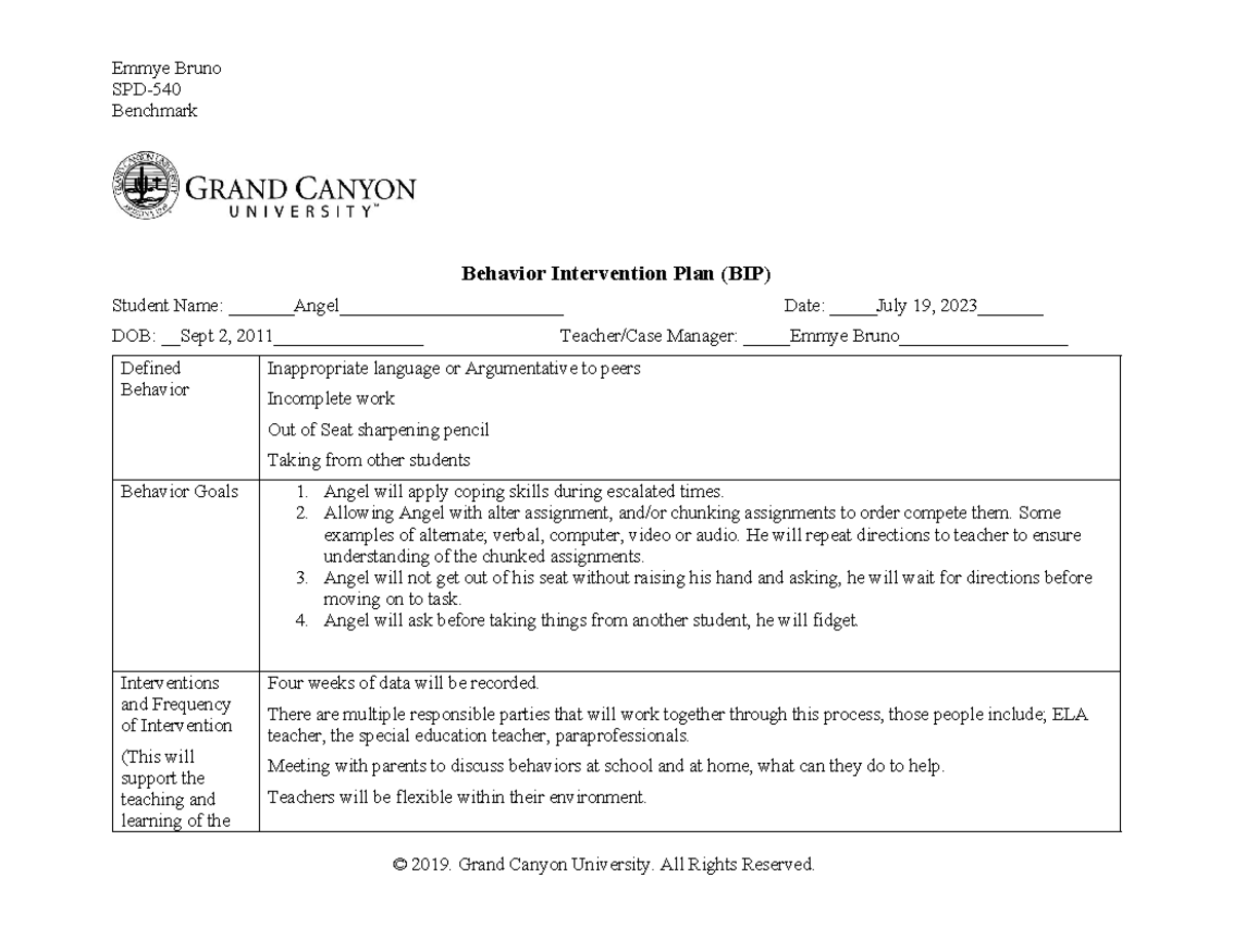 Fixed SPD-540-RS-Behavior-Intervention-Plan-BIP - SPD- Benchmark ...