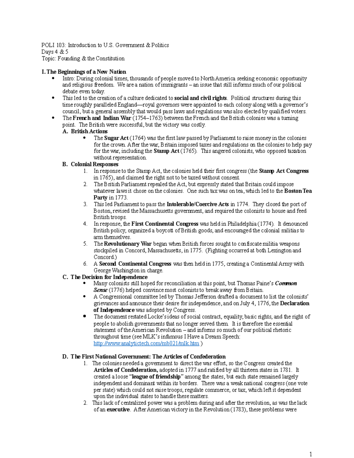 United States Government - POLI 103: Introduction to U. Government ...