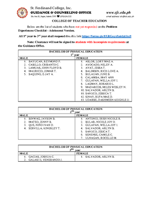 General Physics 1-1st Quarter Exam - FIRST QUARTERLY EXAMINATION ...