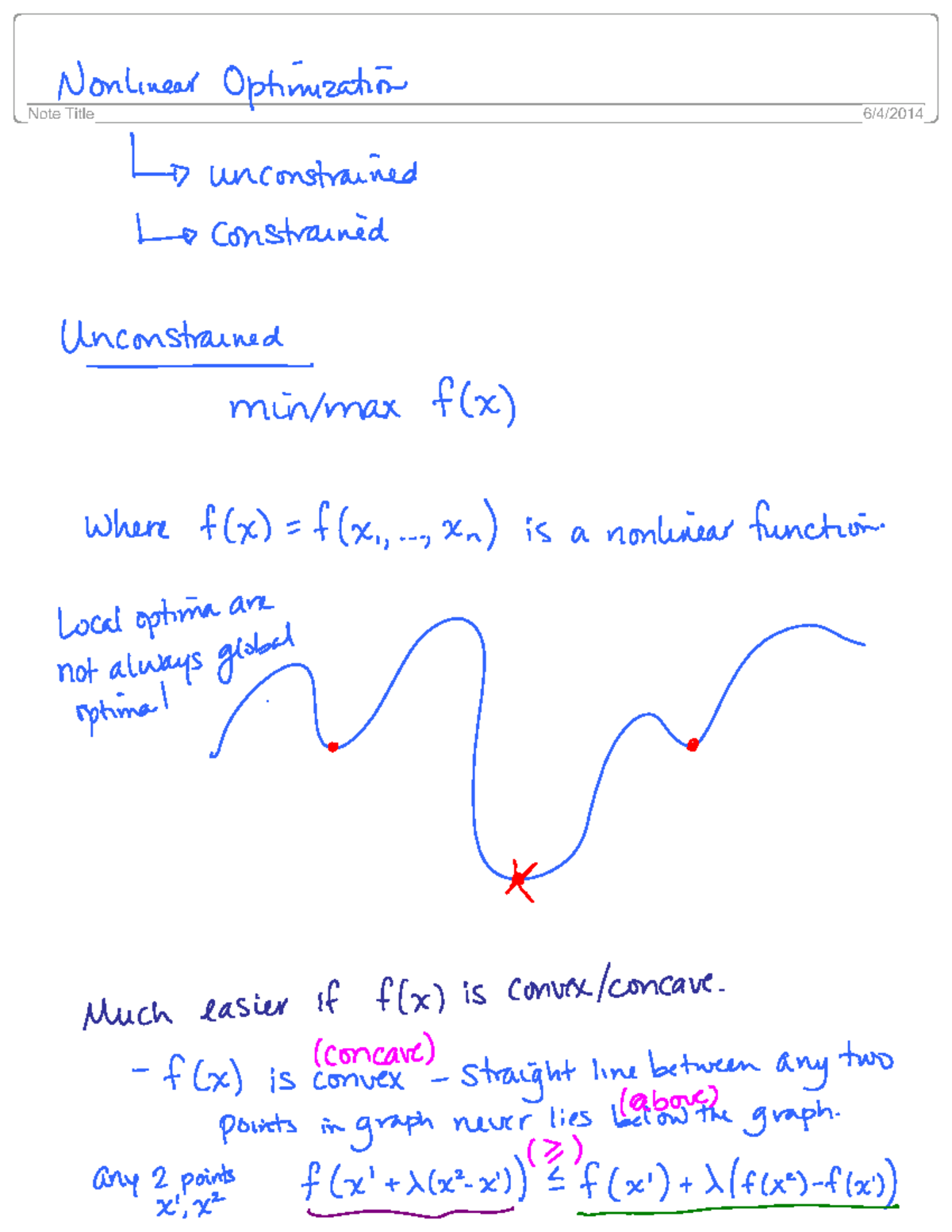 313day28 - Lecture notes 28 - Deterministic Models & Optimization ...