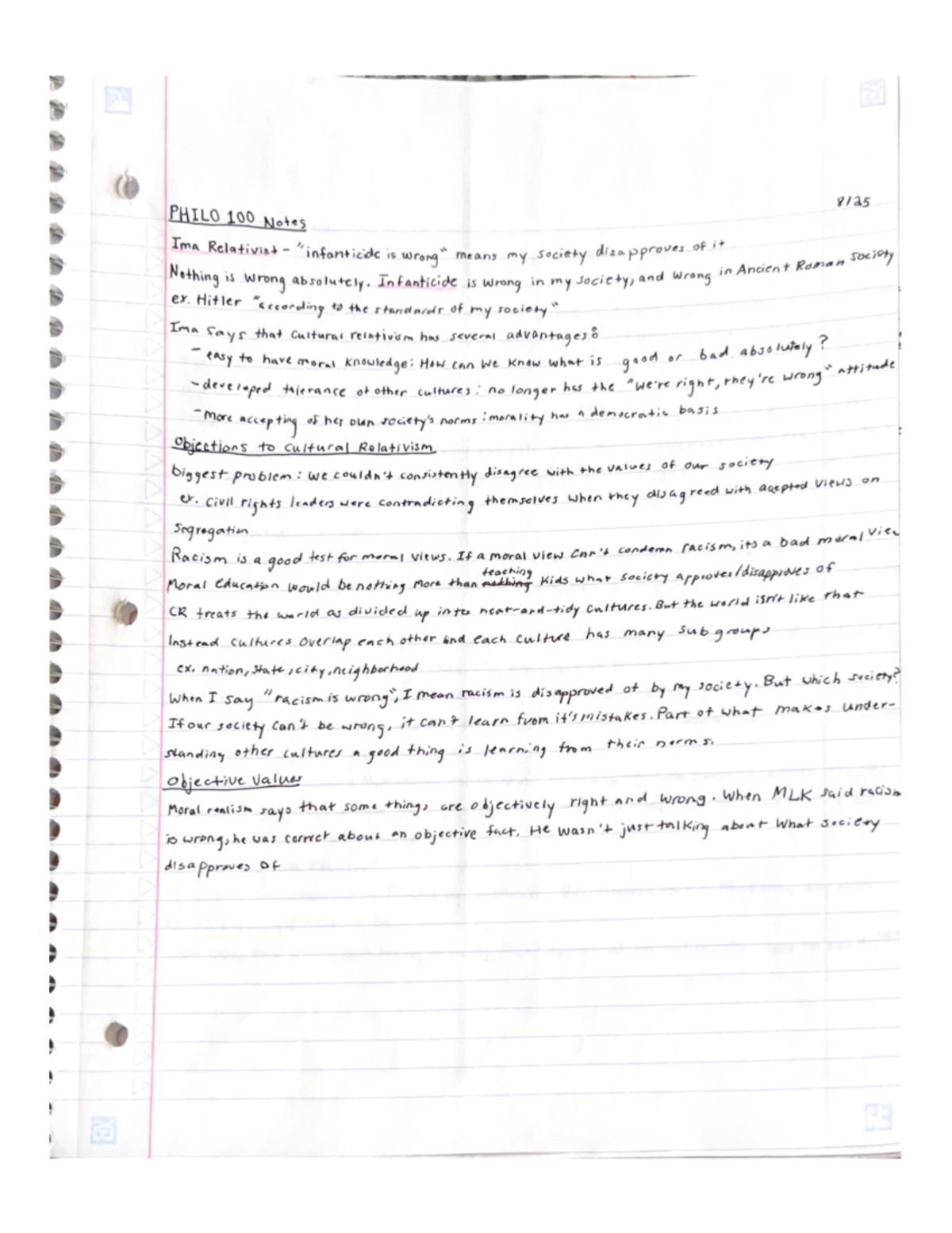 Philo 100 Notes 1 Philo 100 Studocu