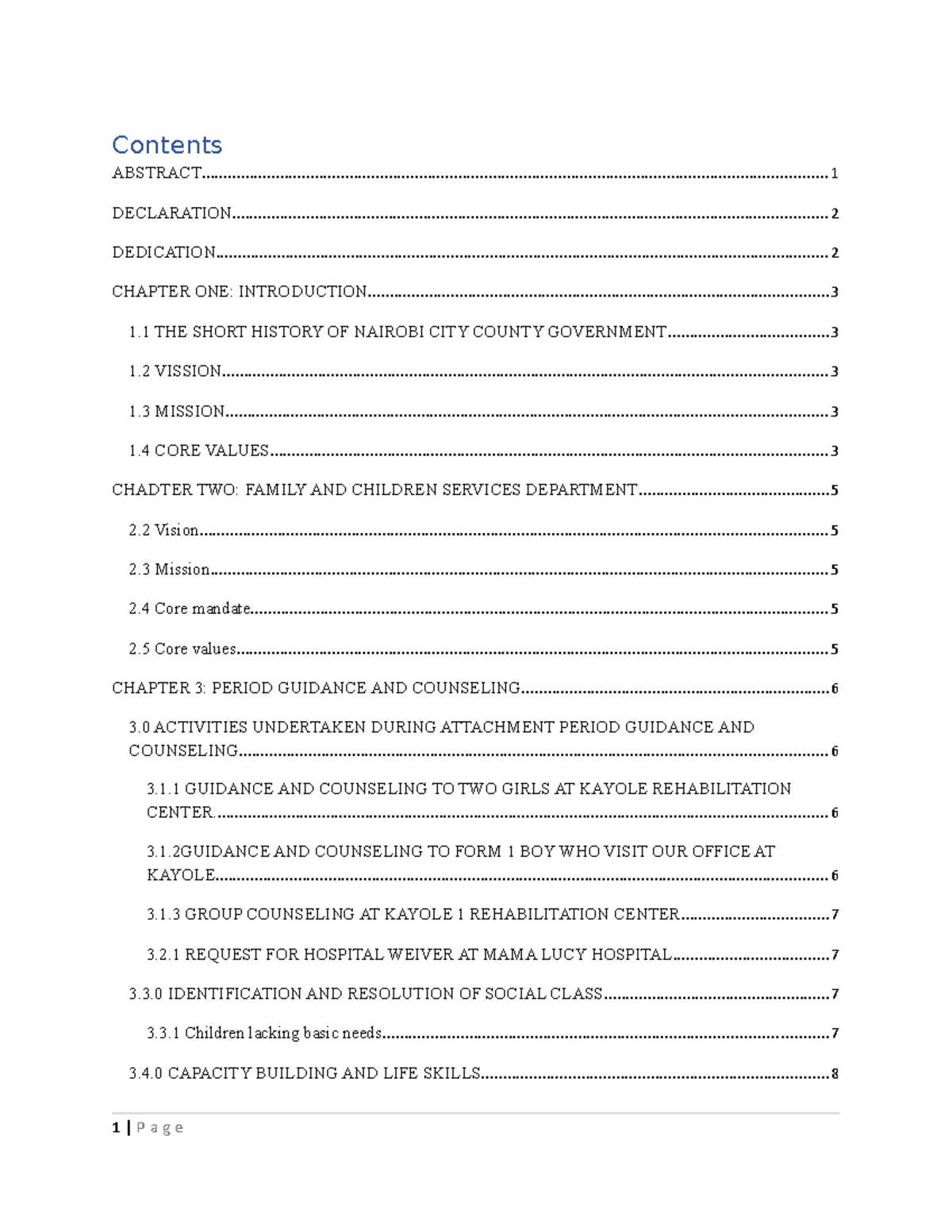 Table OF Conten-WPS Office - Contents - Studocu