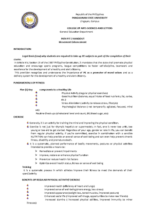 PE12 Q2 Module 4 - 12 ####### SENIOR HIGH SCHOOL PE and Health Quarter ...