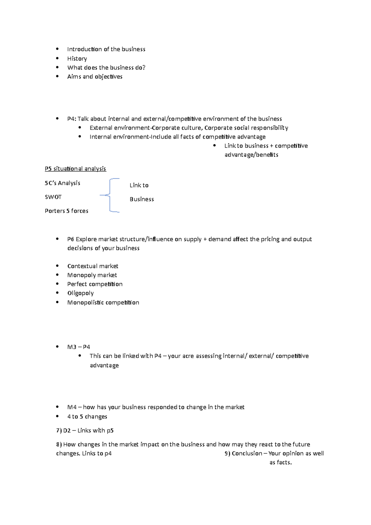 Assignment 2 Plan - Grade: n - Introduction of the business History ...