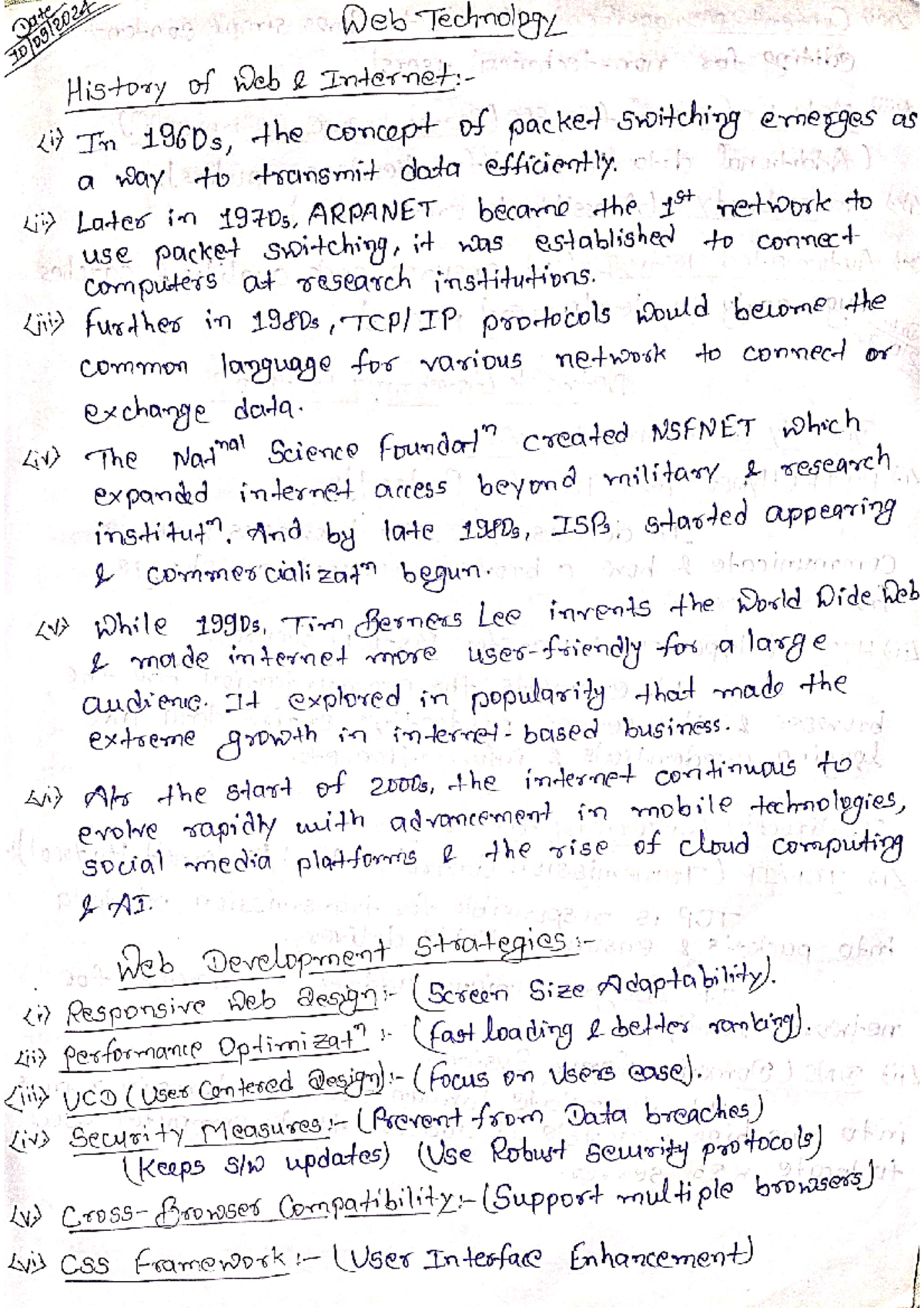 WT Unit-1 - Web Technology Unit-1, AKTU - Web Technology History of Web ...