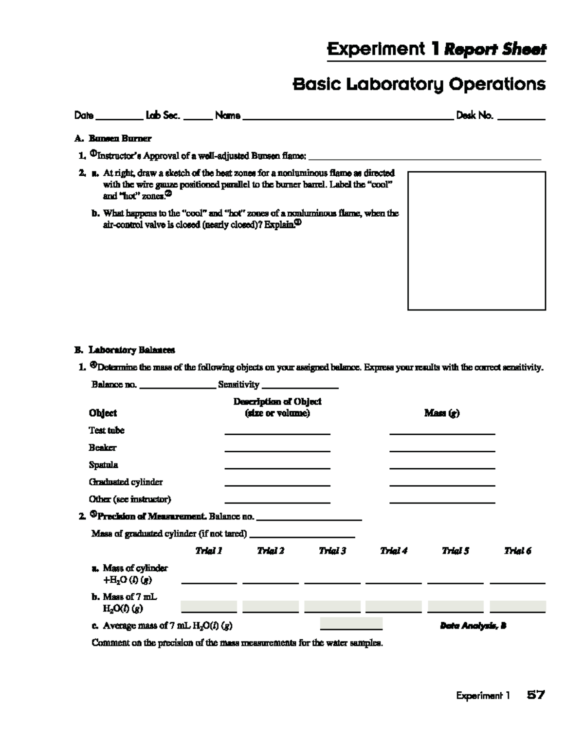 CHEM Lab 1 Report - CHEM 024 - Studocu