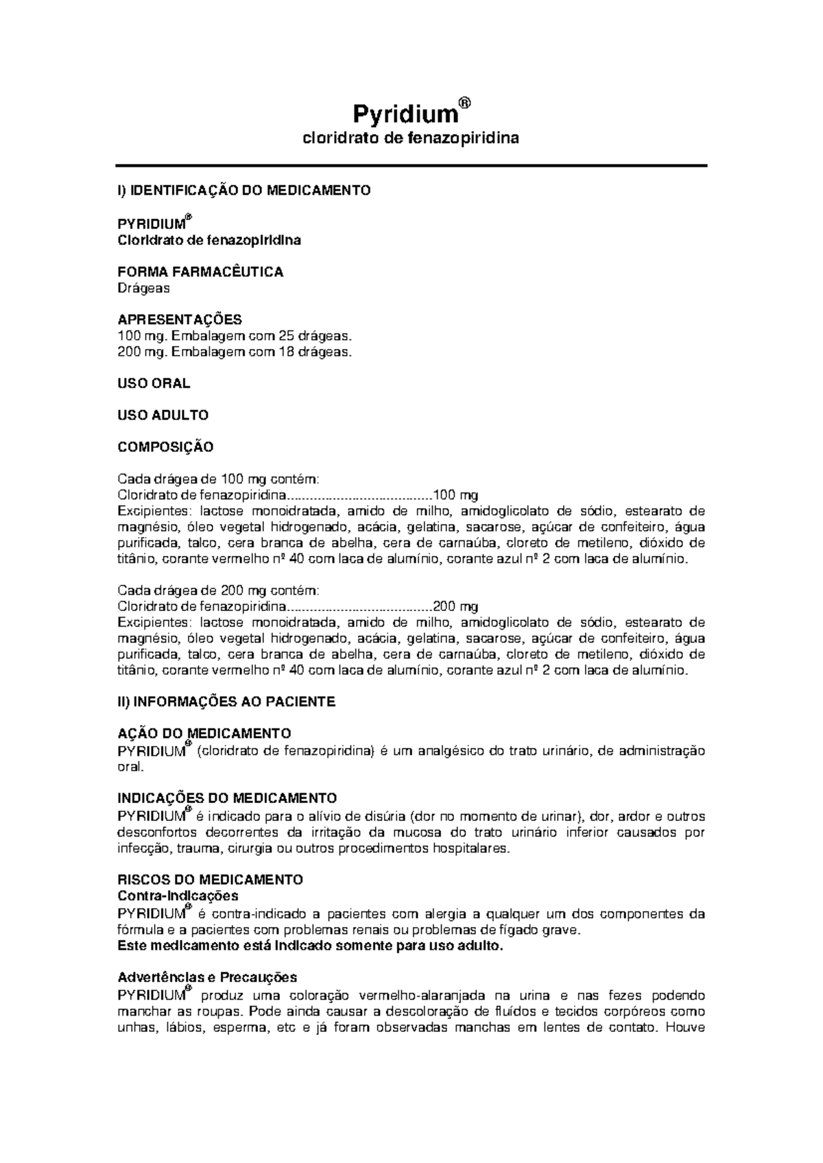 Pyridium - Resumo Cosmetologia e Farmacologia Estética - Pyridium ...