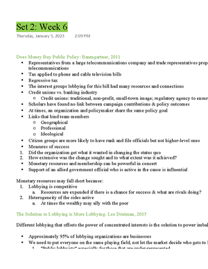 Poli Sci Set 2 Week 4 - First through second reconstruction - How ...
