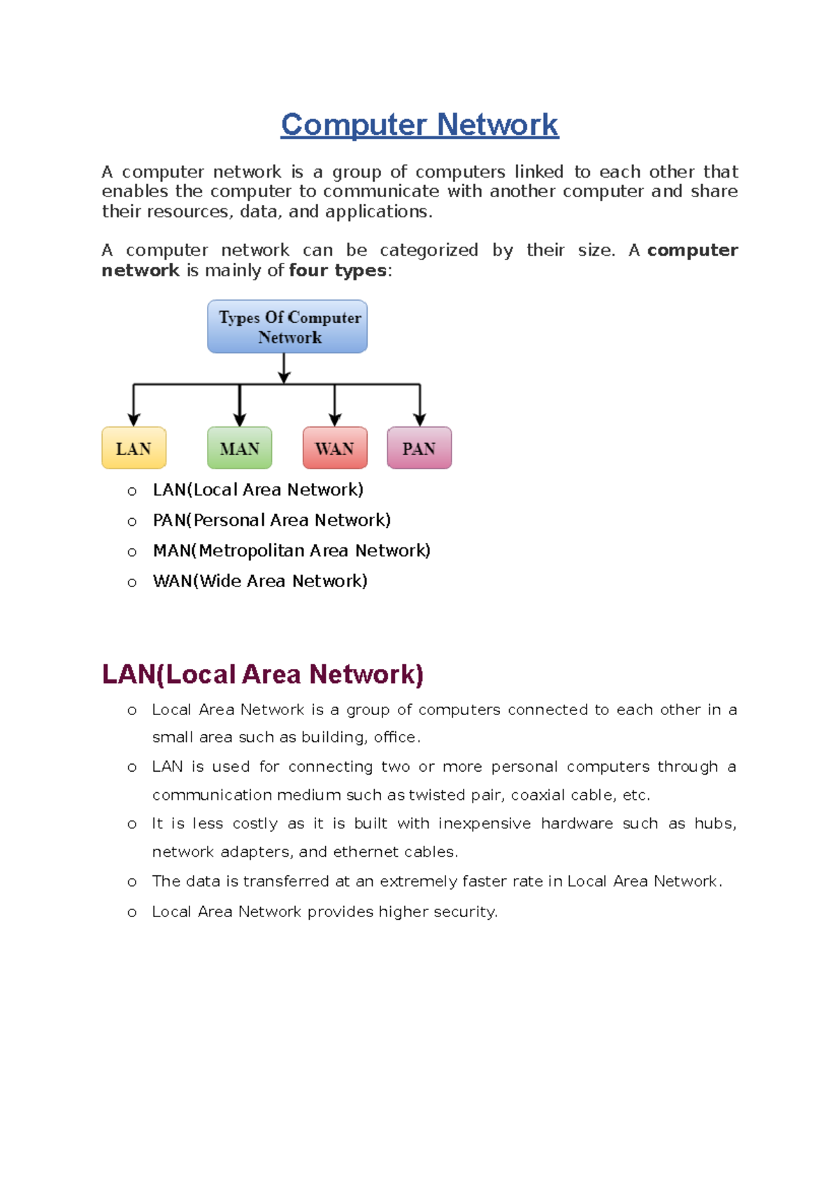 Computer Network orange - Computer Network A computer network is a ...