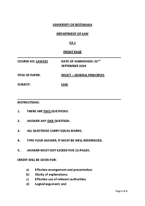 Molefe v - Case - Source: Botswana Law Reports (1964 to 2019(4 ...