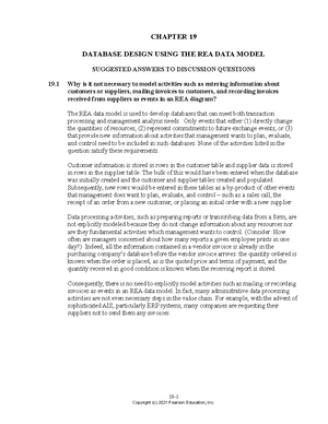 Ch 20 Implementing AN REA Model IN A Relational Database - CHAPTER 20 ...