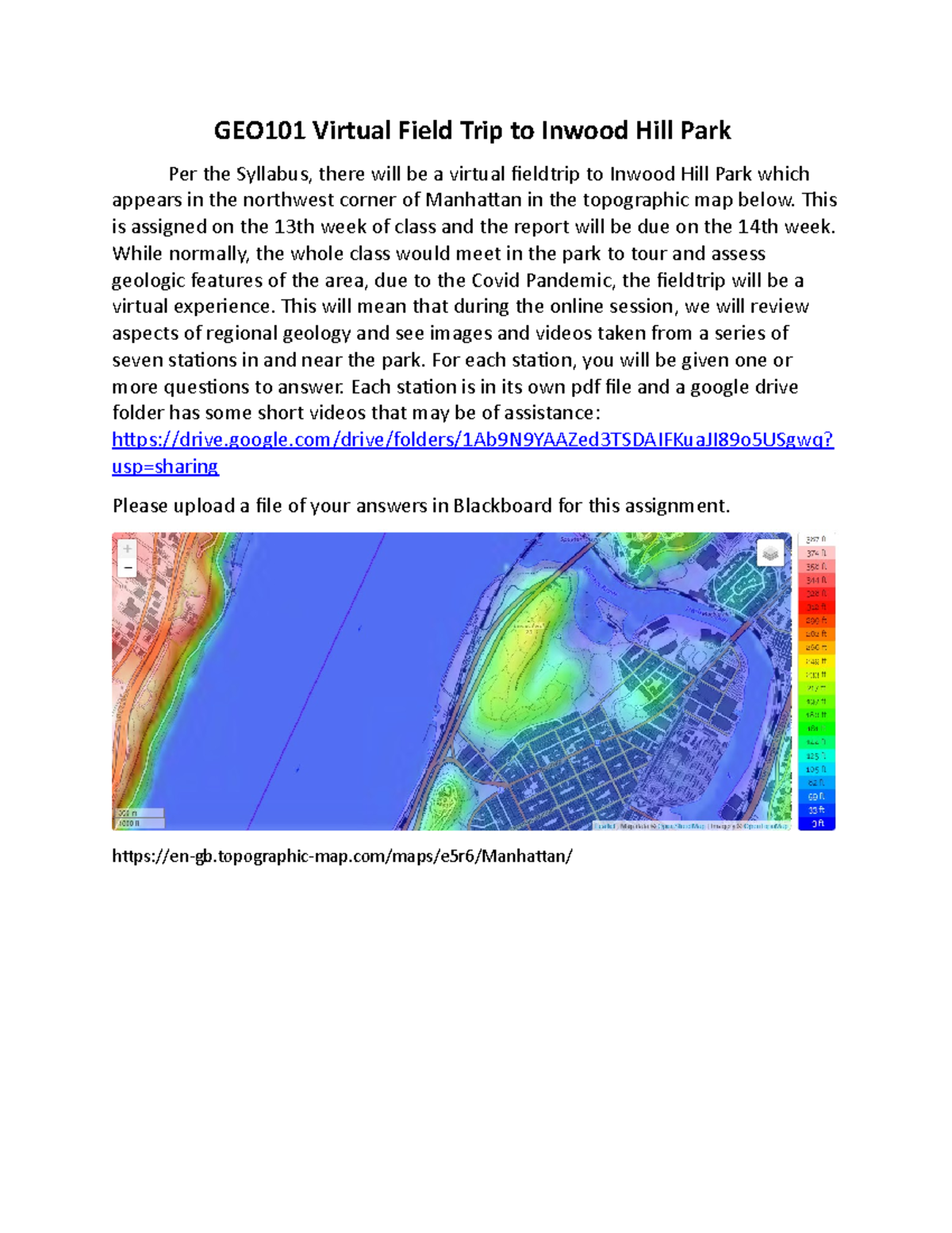 Geo101Lab Fall20 Field Trip-1 copy - GEO101 Virtual Field Trip to ...