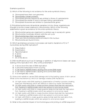 Exam 2 Practice questions with answers - Exam 2 practice questions ...