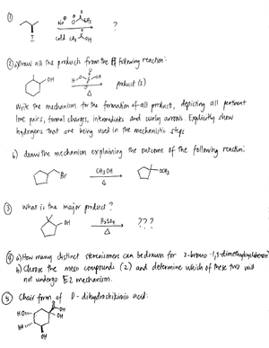 Chem 3311 Exam 1 Sample Problems - Naturally Sweet. Steviol is a ...