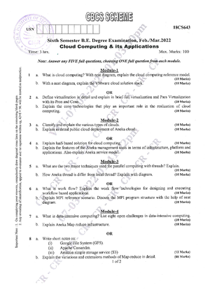 VTU Question Paper of 17IS63 Software Testing Feb-2022 - mechanical ...