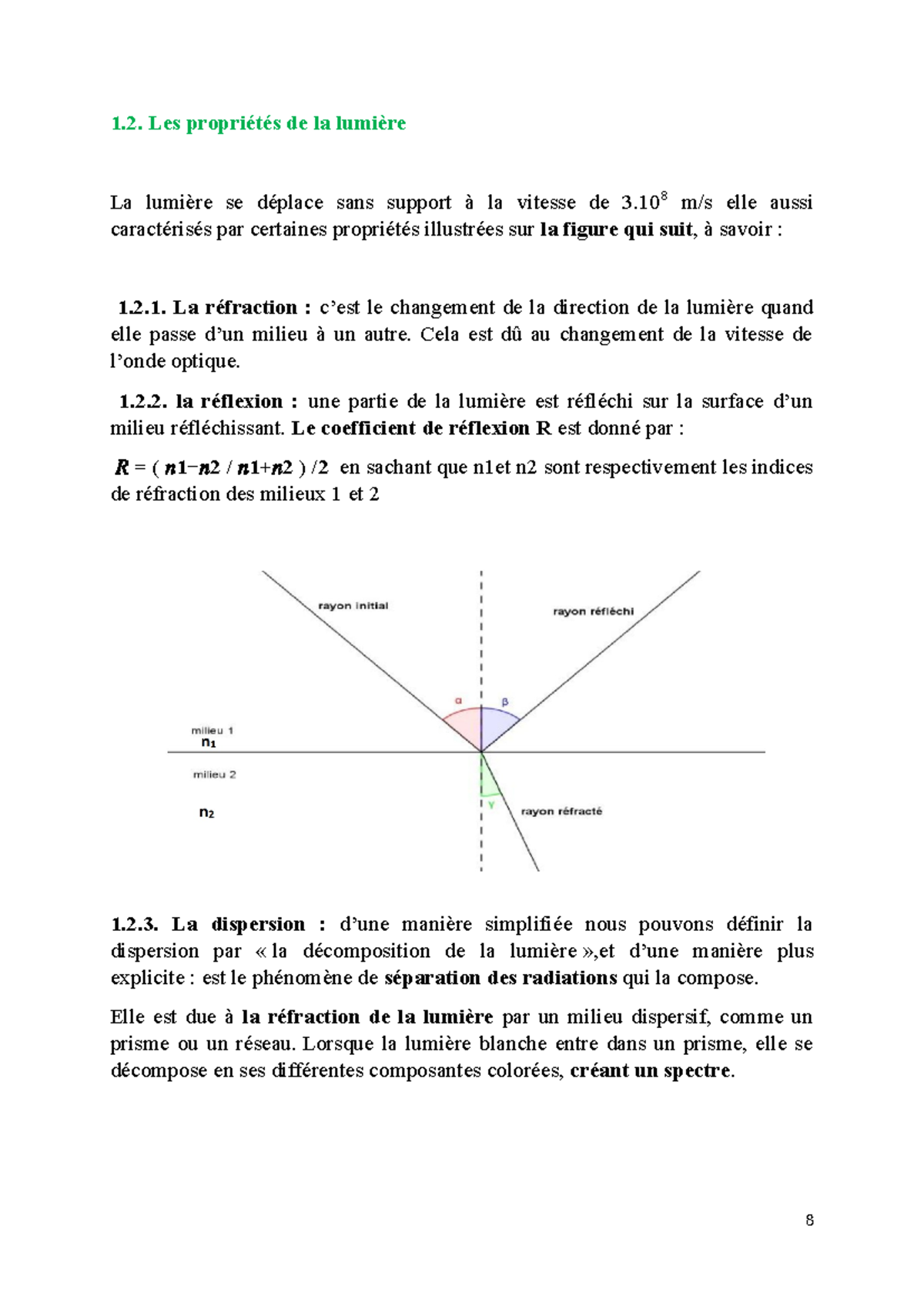 Dispositifs optoélectroniques - Les propriétés de la lumière La lumière ...