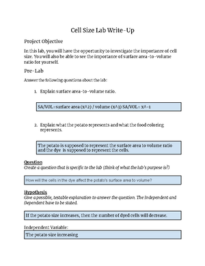 primavera 10B project 1:genetics lab write up 2024/2025 - Genetics Lab ...