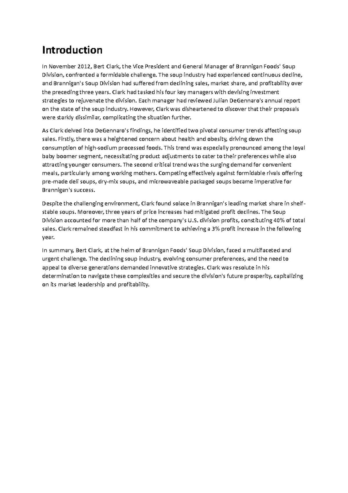 C- Intro and 3rd Key pointers - Introduction In November 2012, Bert ...