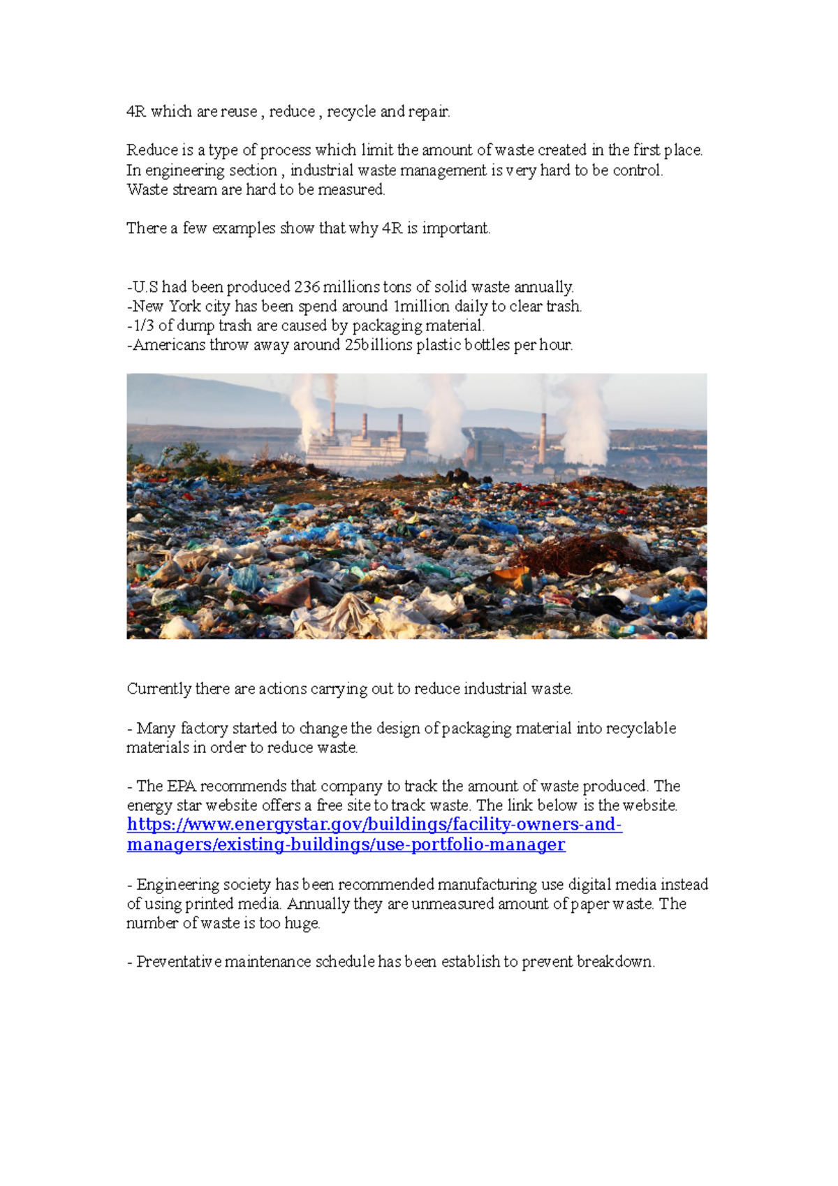 Reduce - Applications of 4R - 4R which are reuse , reduce , recycle and ...