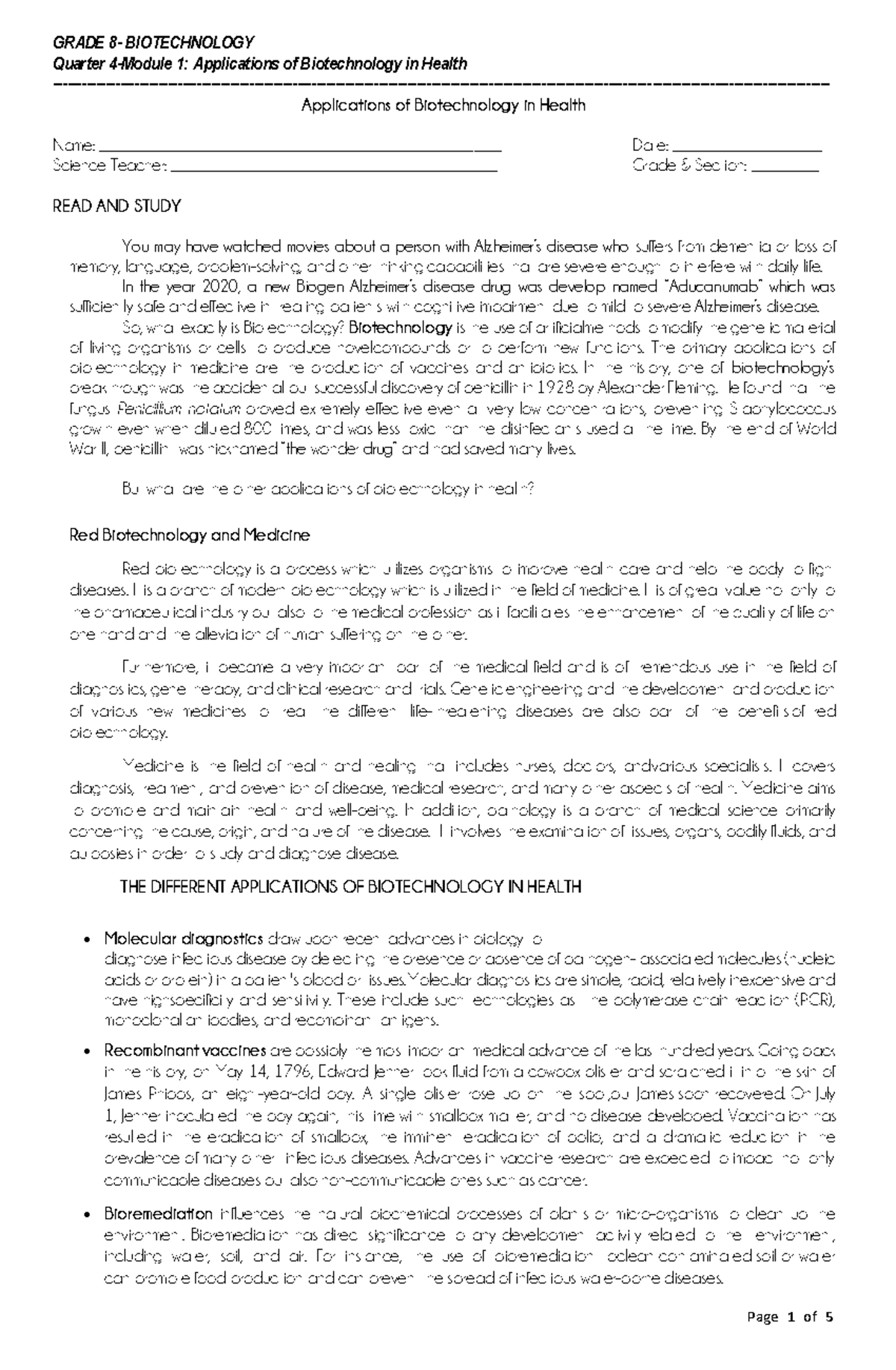 Applications-of-biotechnology-in-health-red-biotechnology-molecular ...