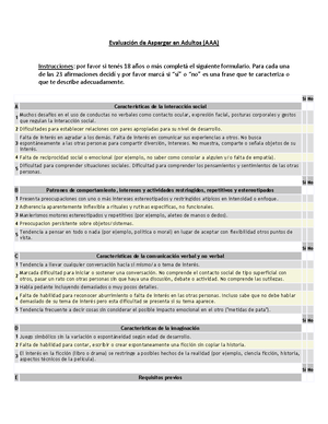 ADOS-modulo-4 - Test ados - ADOS Módulo 4 Fluidez verbal Adolescentes y ...
