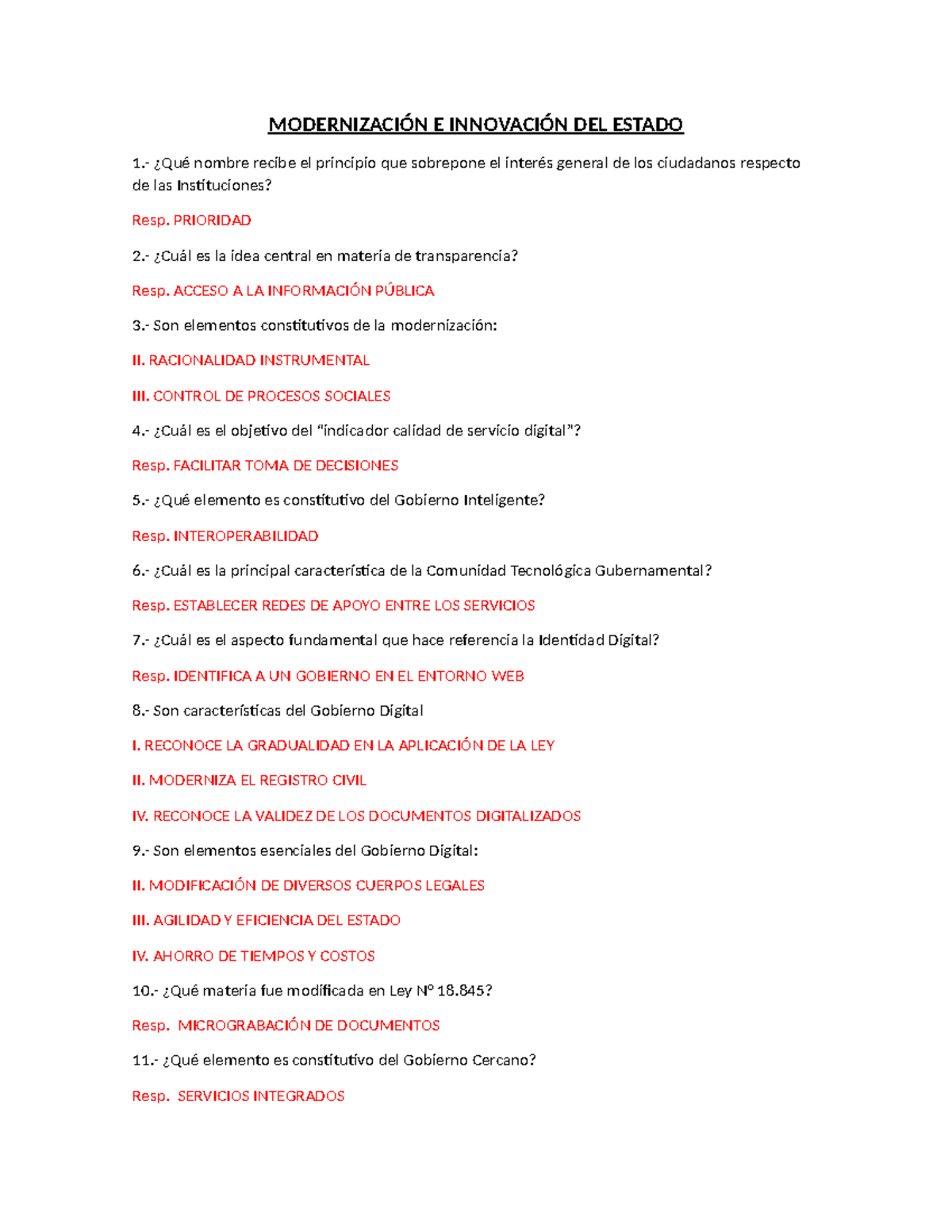 Compilado Modernización E Innovación DEL Estado - MODERNIZACIÓN E INNOVACIÓN DEL ESTADO 1.- ¿Qué ...