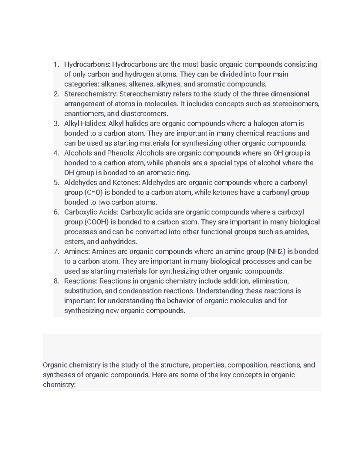 Organic Chemistry - Huge compile of notes - Hydrocarbons: Hydrocarbons ...