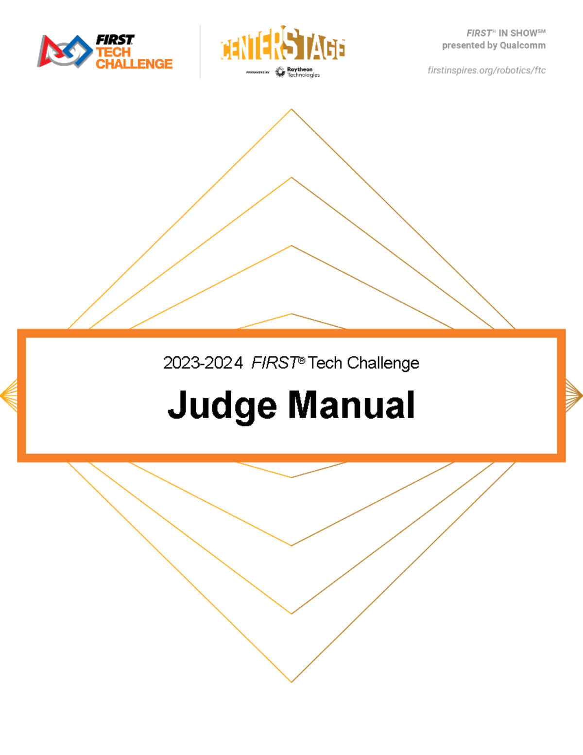 Judge-manual - ㅤㅤㅤㅤㅤㅤㅤㅤㅤㅤㅤ - 2023 - 2024 FIRST® Tech Challenge Judge ...