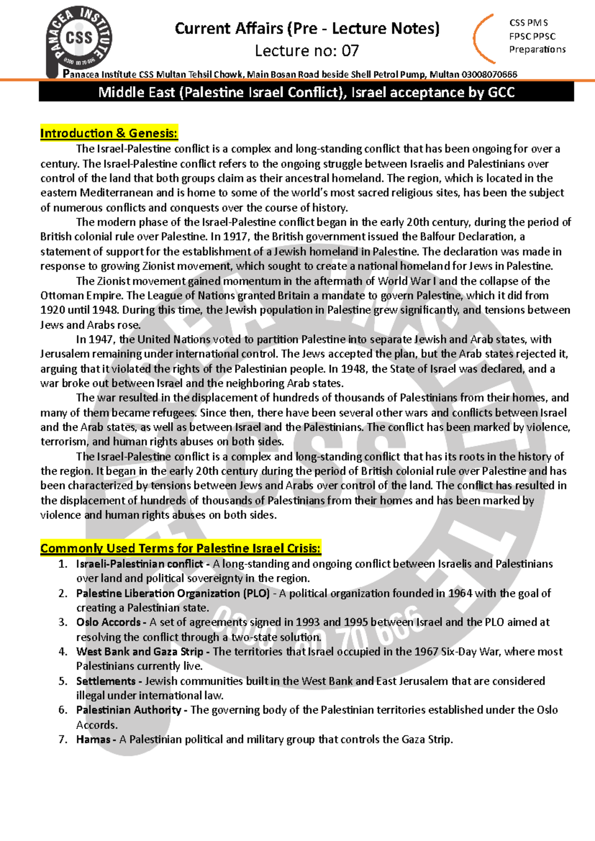 Ilide - notes for current affairs - Current Affairs (Pre - Lecture ...